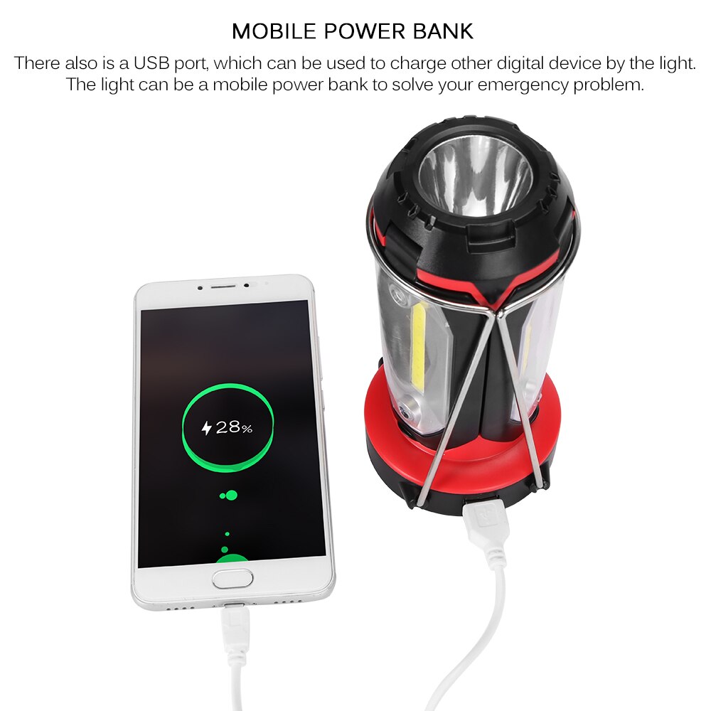 5W COB LED Rechargeable Work Light Emergency Lamp ... – Grandado