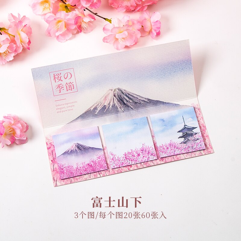 COO NOTE 60 Pages Romantic cherry blossom notes St... – Grandado