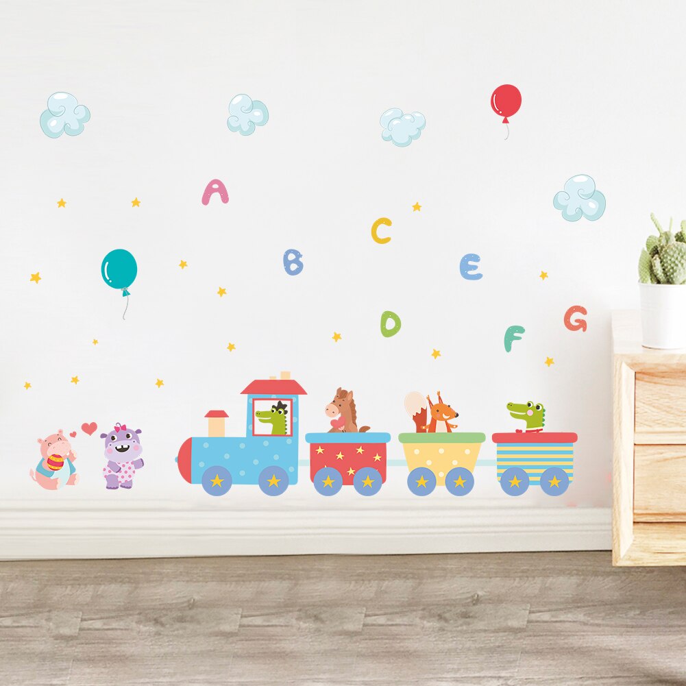Train Wall Sticker for Kids Room Home Decor Nurser... – Grandado