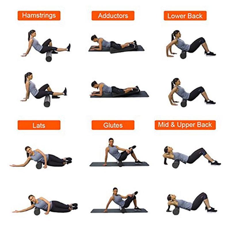 30x15cm EPP Foam Roll High Fitness Massage Roller ... – Grandado