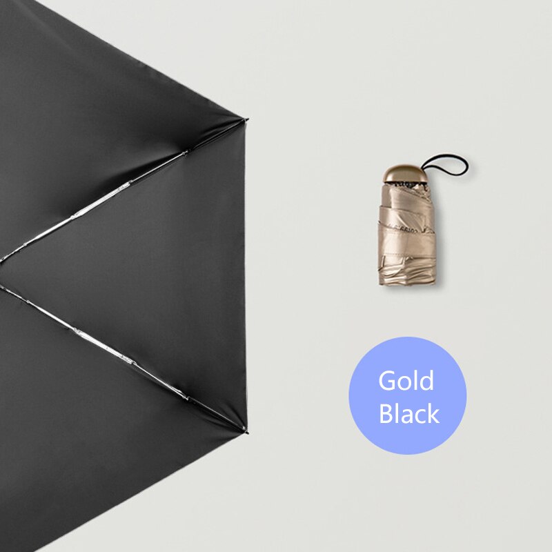 Mini Pocket Paraplu Regen Vrouwen Anti Uv Titanium... – Grandado