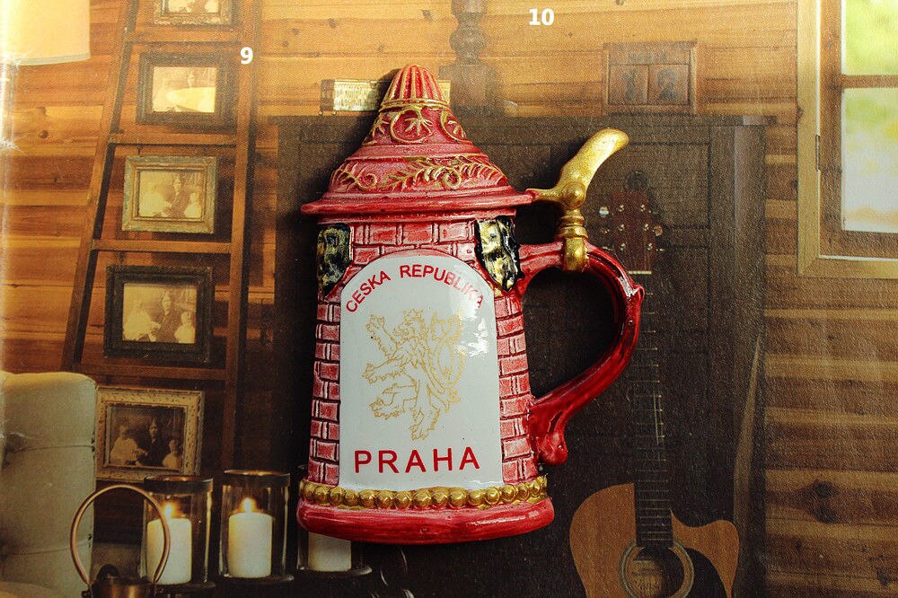 Czech Prague Beer Tourism Travel Souvenir 3D Resin... – Vicedeal
