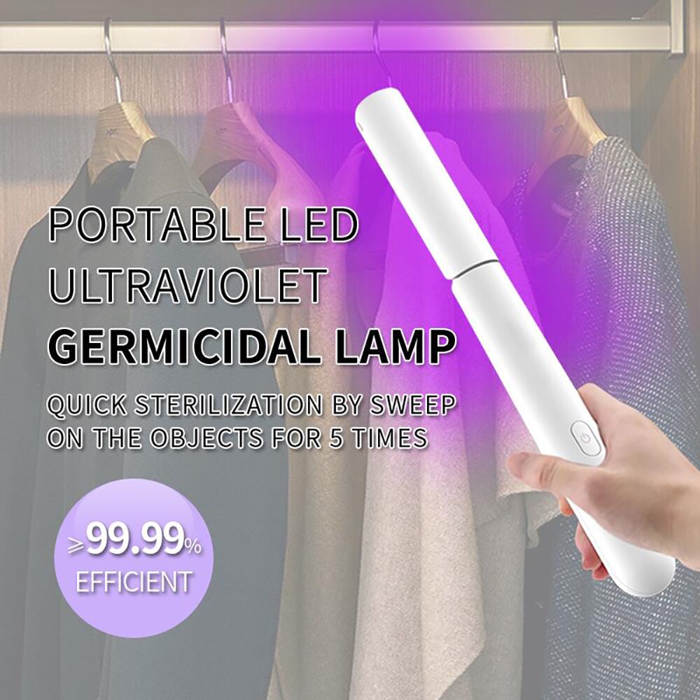 Portable UV Sterilizer Lamp Antiseptic LED Ultravi... – Grandado