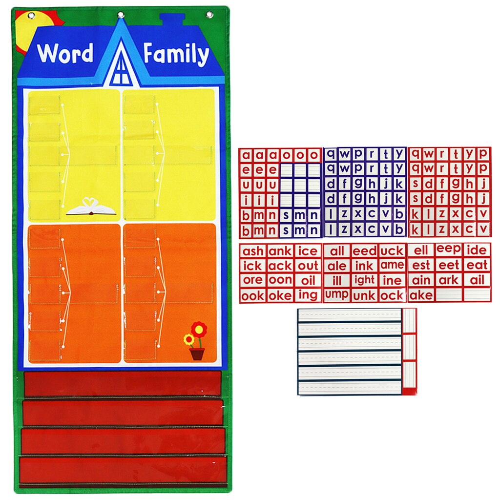 English Learning Card Chart Wording Spelling Exerc... – Grandado