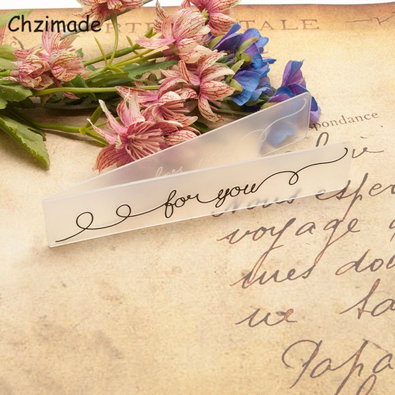 Love You Letter Printed Embossing Folders Plastic ... – Grandado