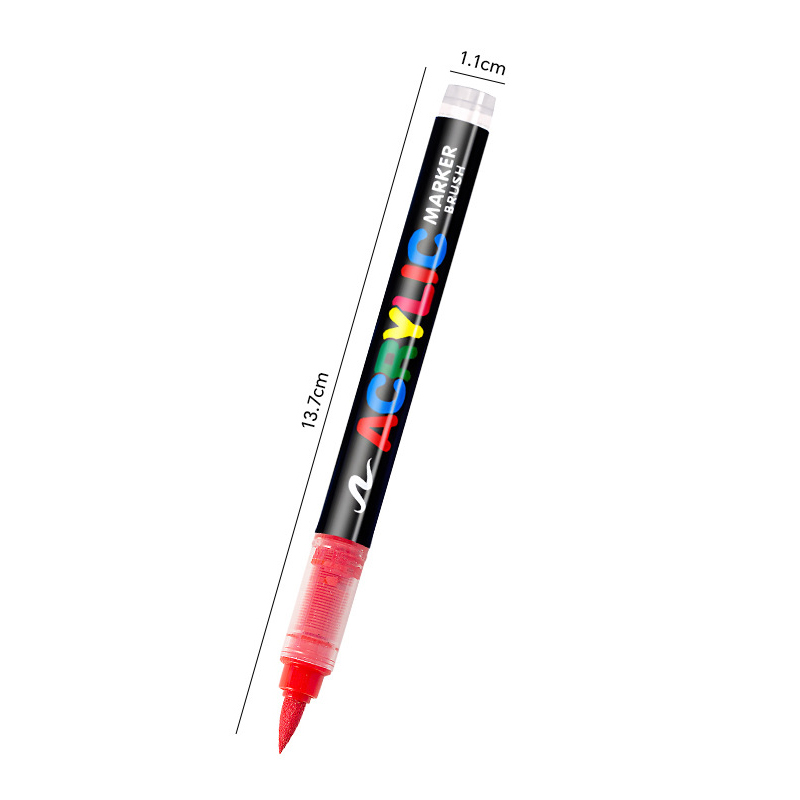 One direct liquid acrylic marker paint brush pen p... – Vicedeal