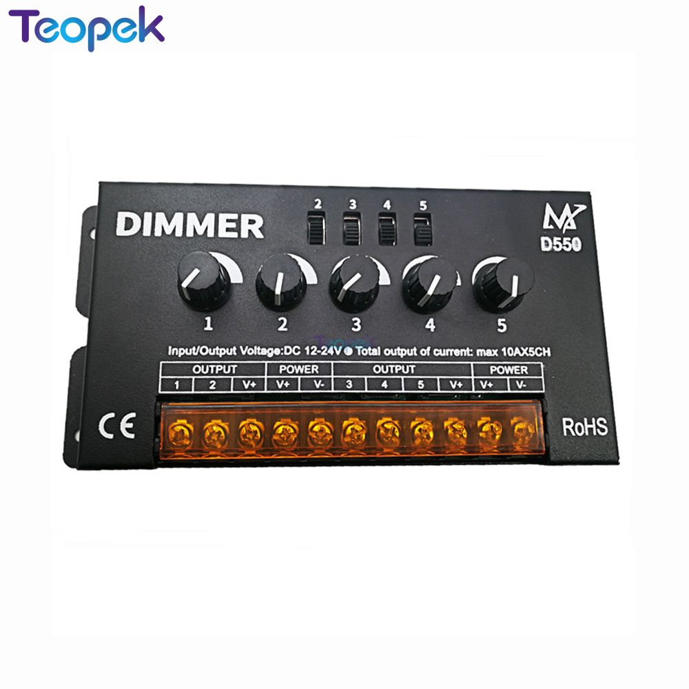 Big power 50A LED Dimmer 12V 24V 1200W Max For Led... – Grandado