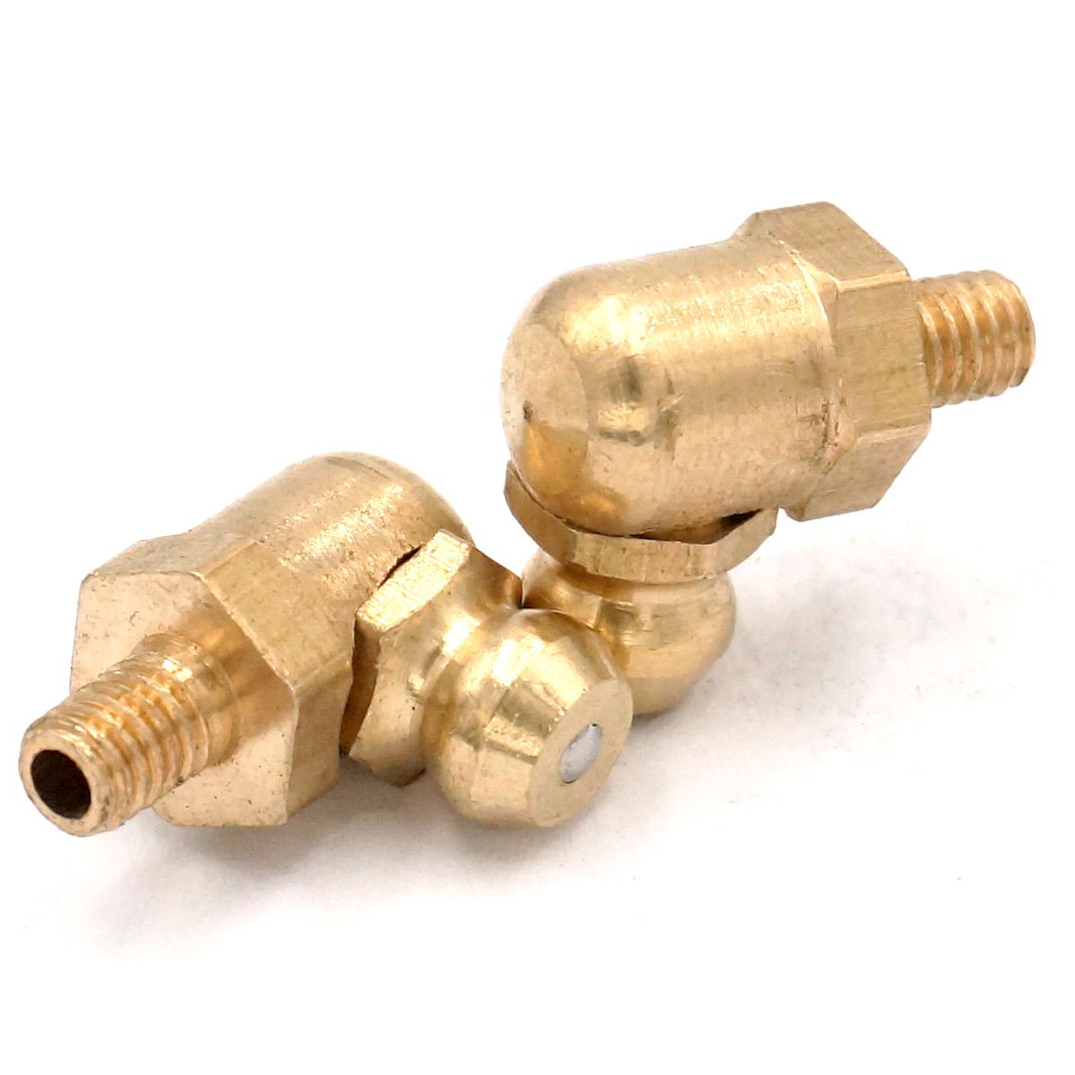 10pcs M4 Metric male 90 degrees Brass Grease Zerk ... – Grandado