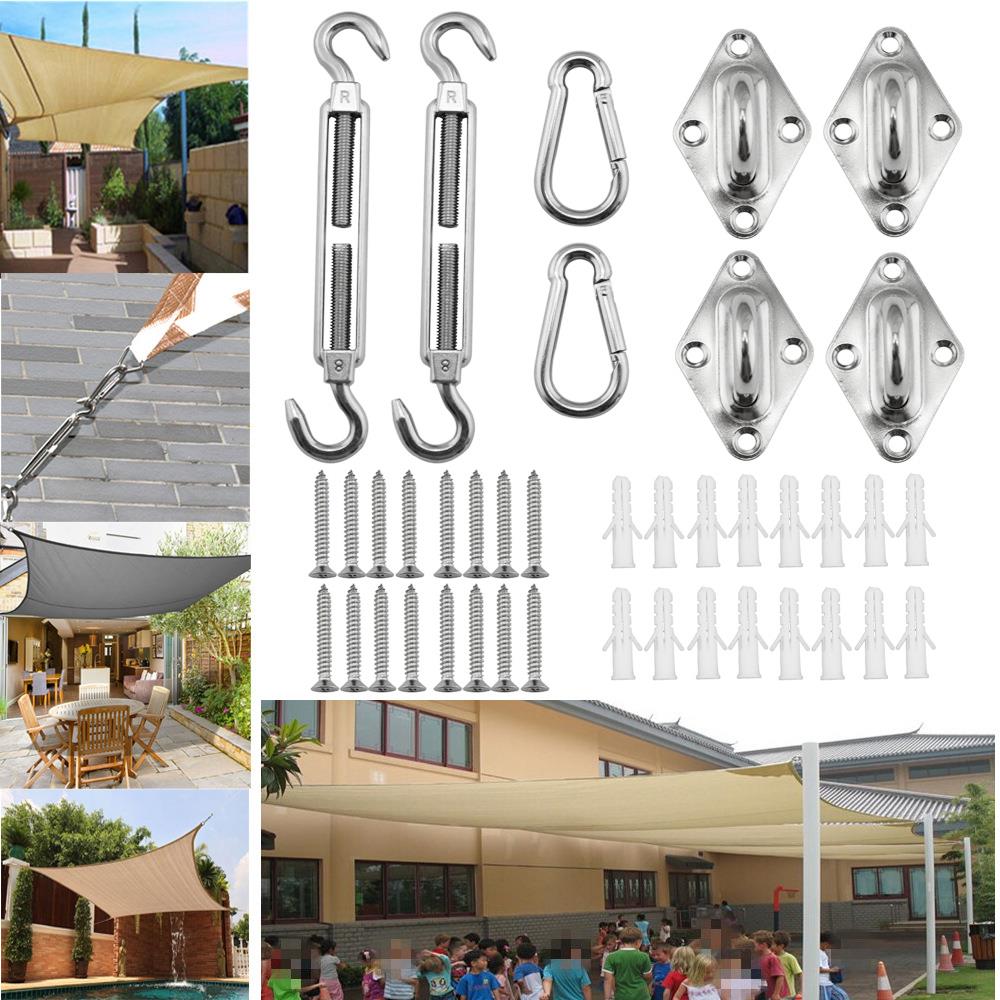 24pcs Stainless Steel Awning Canopy Fittings Outdo... – Vicedeal
