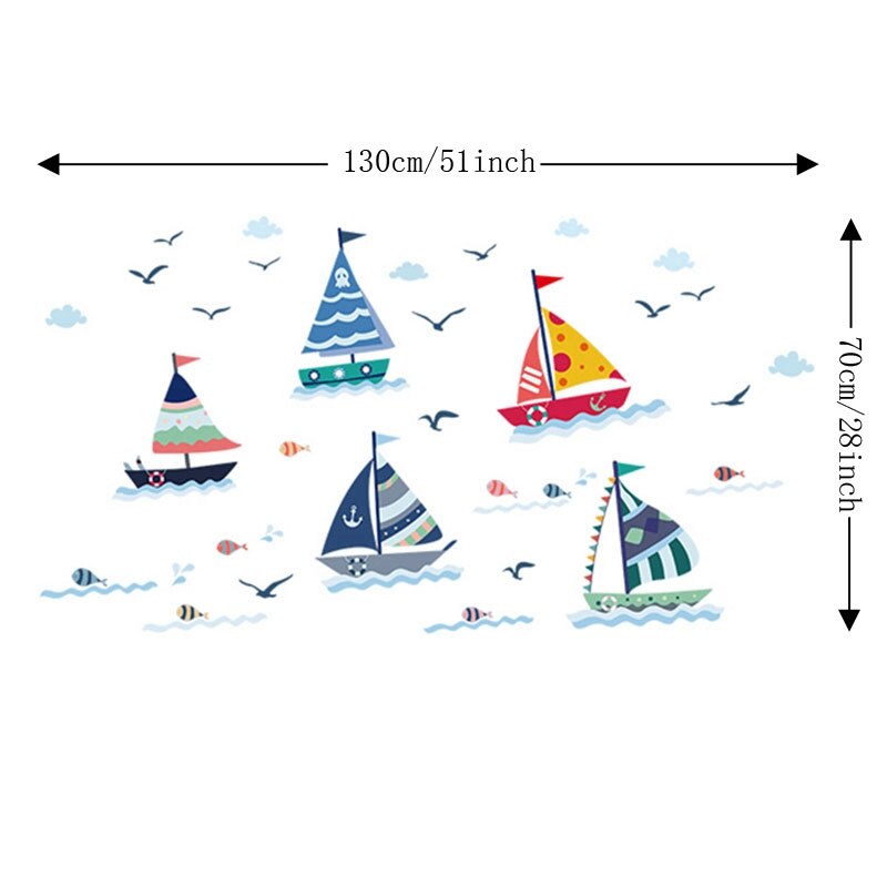 Zs Sticker boot Muurstickers Kinderen Kamer Home D... – Vicedeal