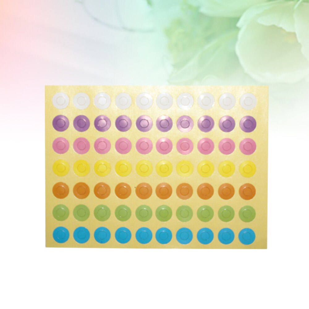 10 Sheets Kleurrijke Ring Label Stickers Voor Tag ... – Grandado