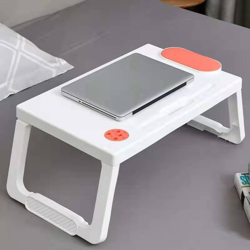 Folding Plastic Laptop Bed Desk Student Dormitory ... – Grandado