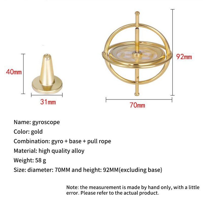 Scientific Educational Metal Finger Gyroscope Gyro... – Grandado