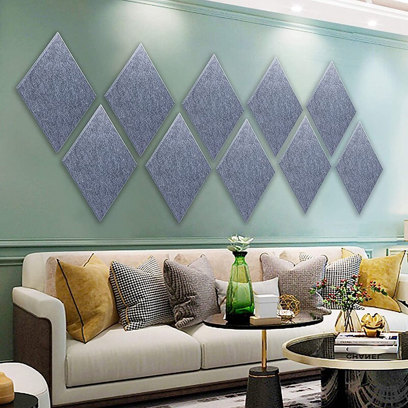 12 Pcs Acoustic Absorption Panels,Beveled Ceramic ... – Grandado
