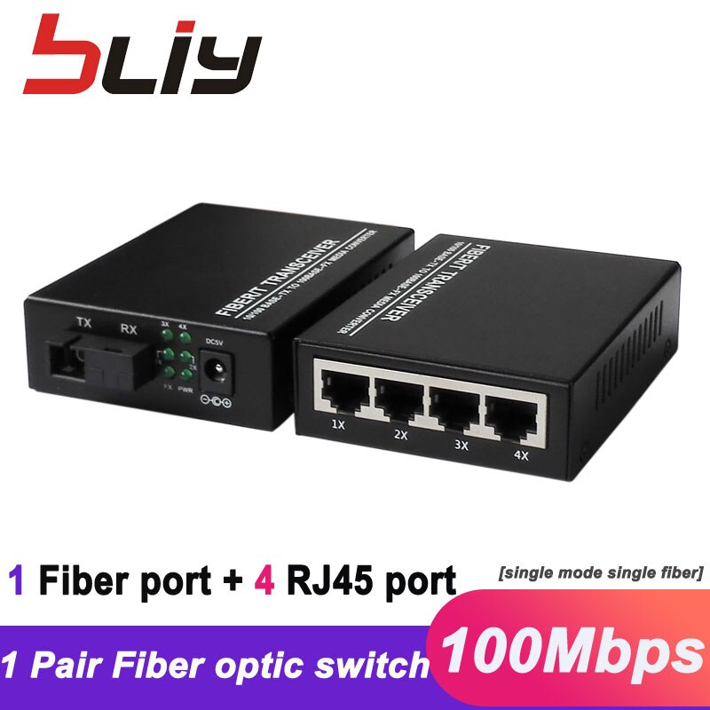 Bliy best 5 port ethernet switch single fiber sing... – Grandado