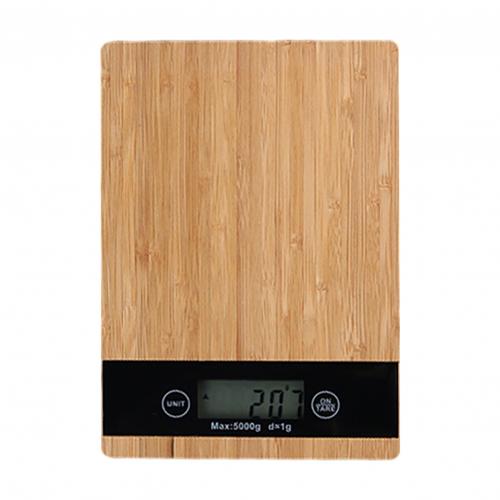 Kitchen Scale Bamboo Panel Kitchen Scale Food Medi... – Vicedeal