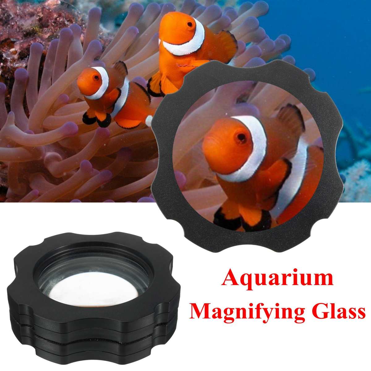 Aquarium Magnetic Fish Tank Glass Cleaner Scraper ... – Vicedeal