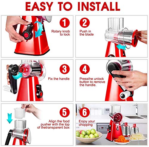3 in 1 Multi-functional Manual Slicers with 3 Stai... – Grandado