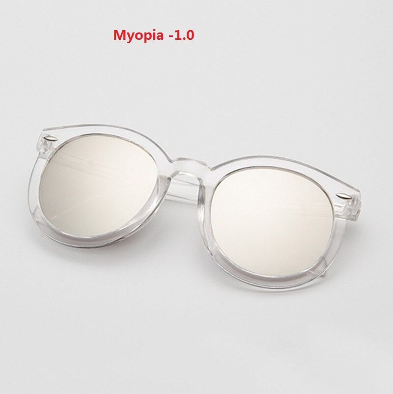 Bijziendheid Zonnebril Vrouwen Ronde Mirrored -1.0... – Vicedeal