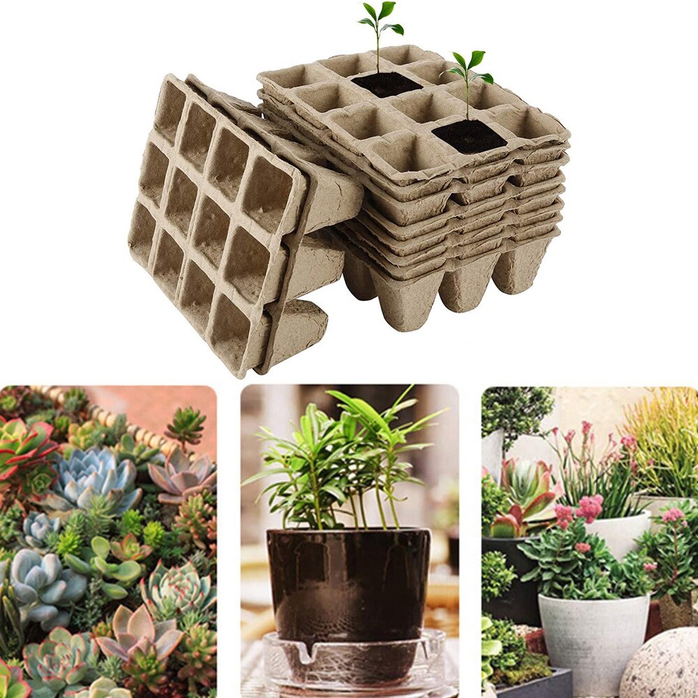 3*4 Nursery cup Plant Pots Nursery Seed Cells Germ... – Vicedeal