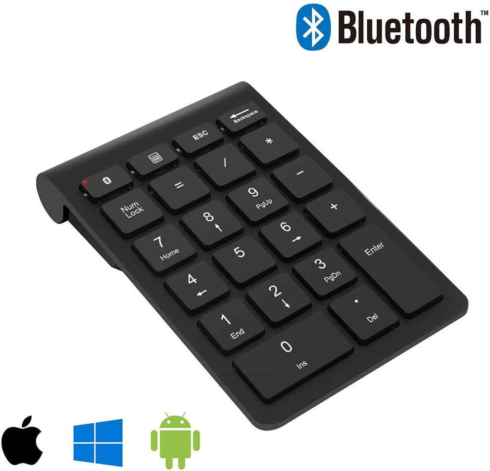 Bluetooth Wireless Numeric Keypad Portable Mini 22... – Grandado