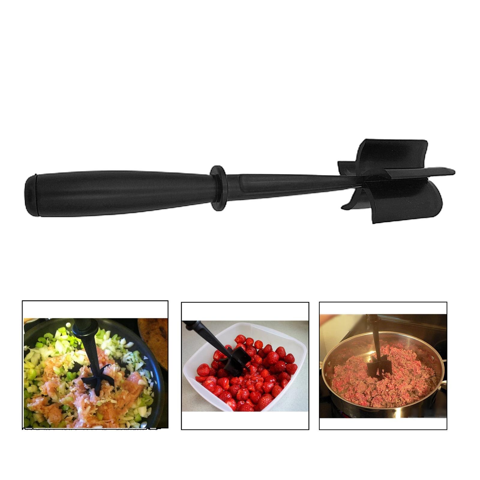 Plastic Meat/Potato Masher Safe for Non-Stick Cook... – Grandado
