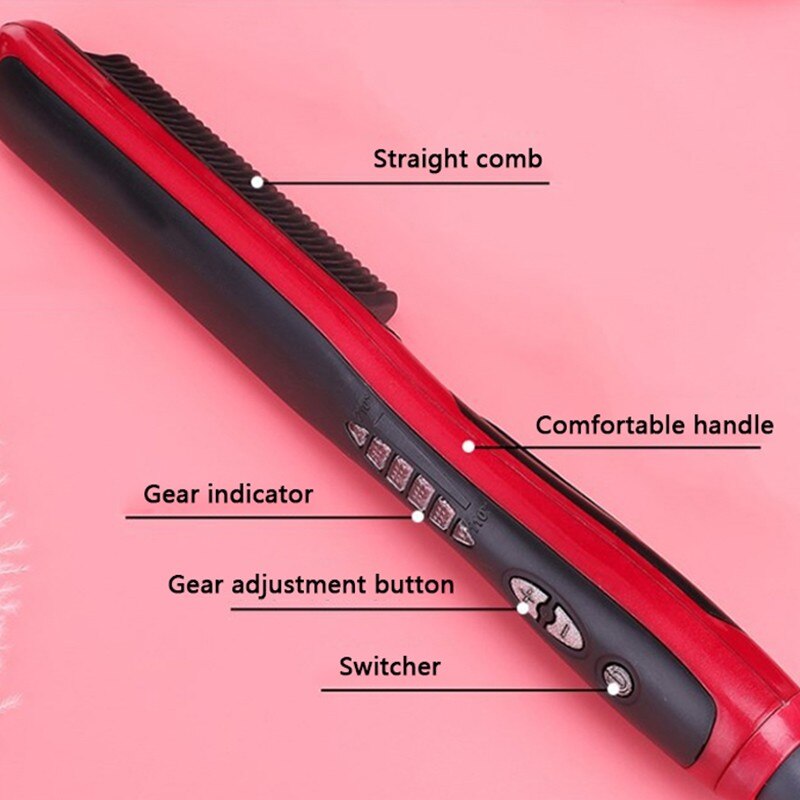 Straight Hair Comb Straightener Straight Hair Lazy... – Grandado
