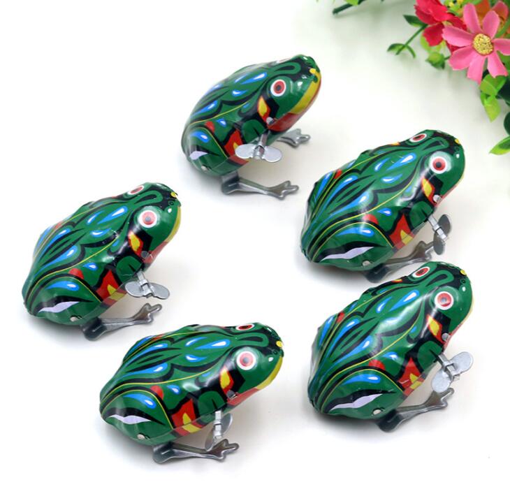 3pcs/set Clockwork Frog Toys Kids Classic Tin Wind... – Grandado