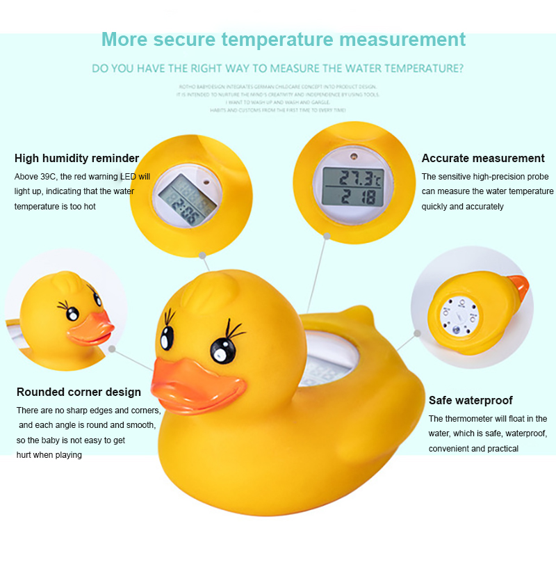 Bathroom Water Thermometer Duck Floating Thermomet... – Grandado