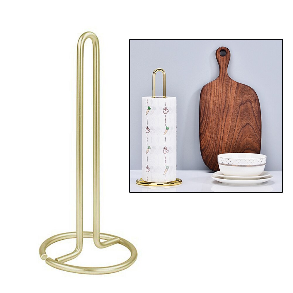 Kitchen Toilet Roll Paper Towel Rack Stand Holder ... – Vicedeal