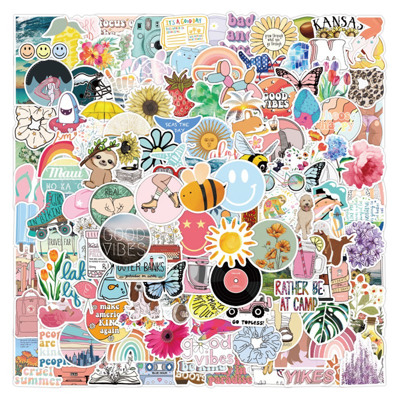 200Pcs Water Fles Stickers Waterdicht Vinyl Sticke... – Grandado