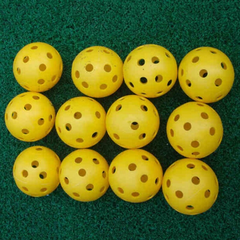 12pcs/set Golf Practice Balls Plastic Whiffle Airf... – Grandado