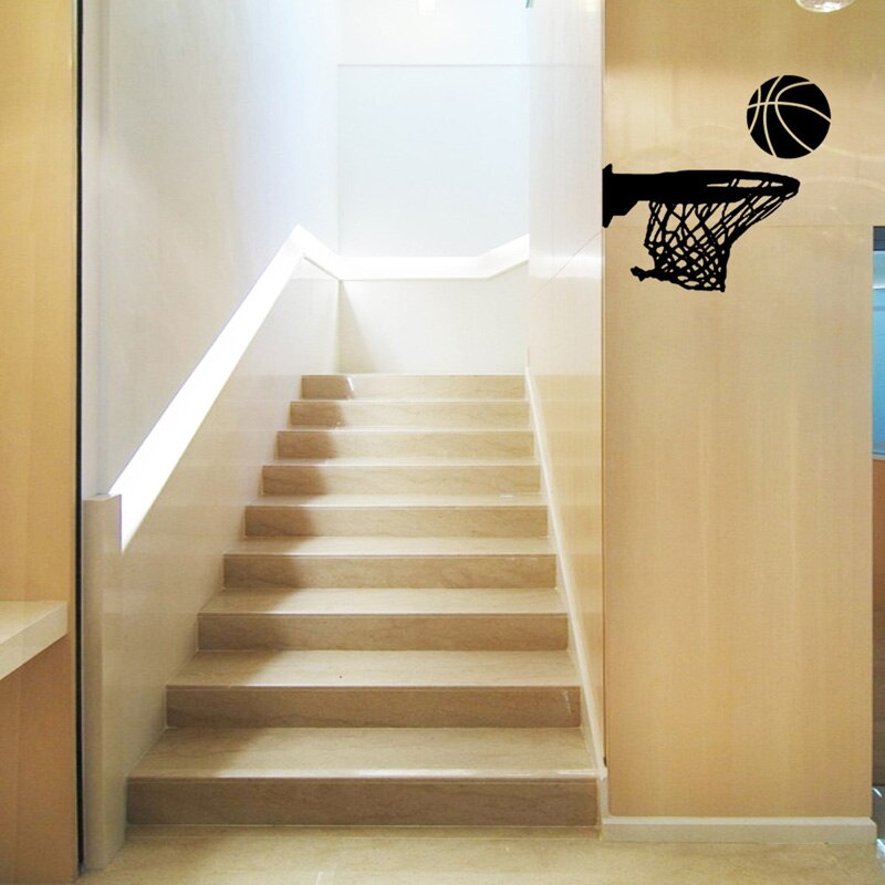 Basketball hoop Wall Sticker living room for home ... – Grandado