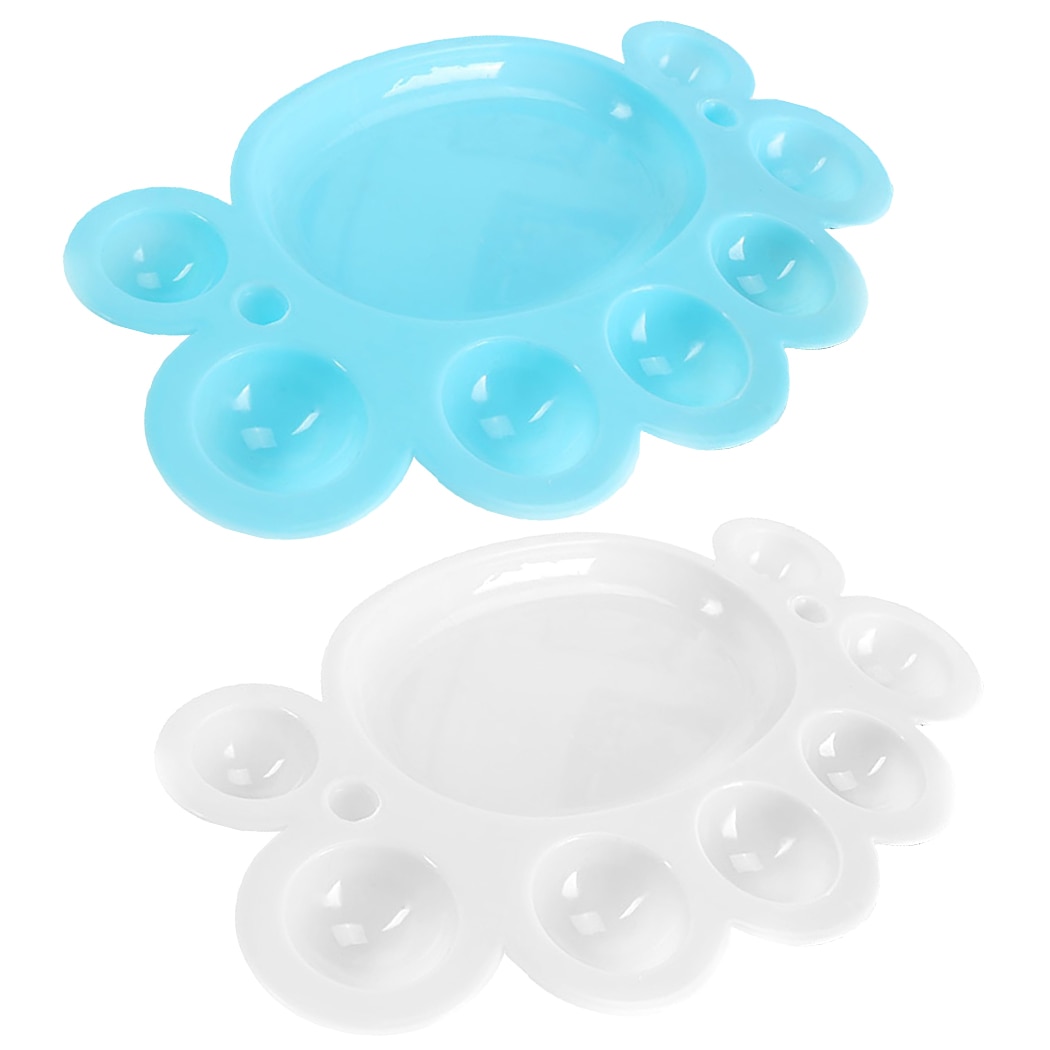 Kids Paint Tray Palette Plastic Foot Painting Pale... – Grandado
