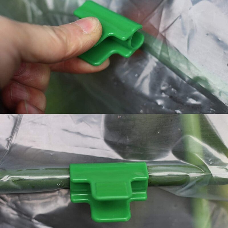 Greenhouse Clip Row Cover Mesh Tunnel Hoop Clip Fi... – Grandado