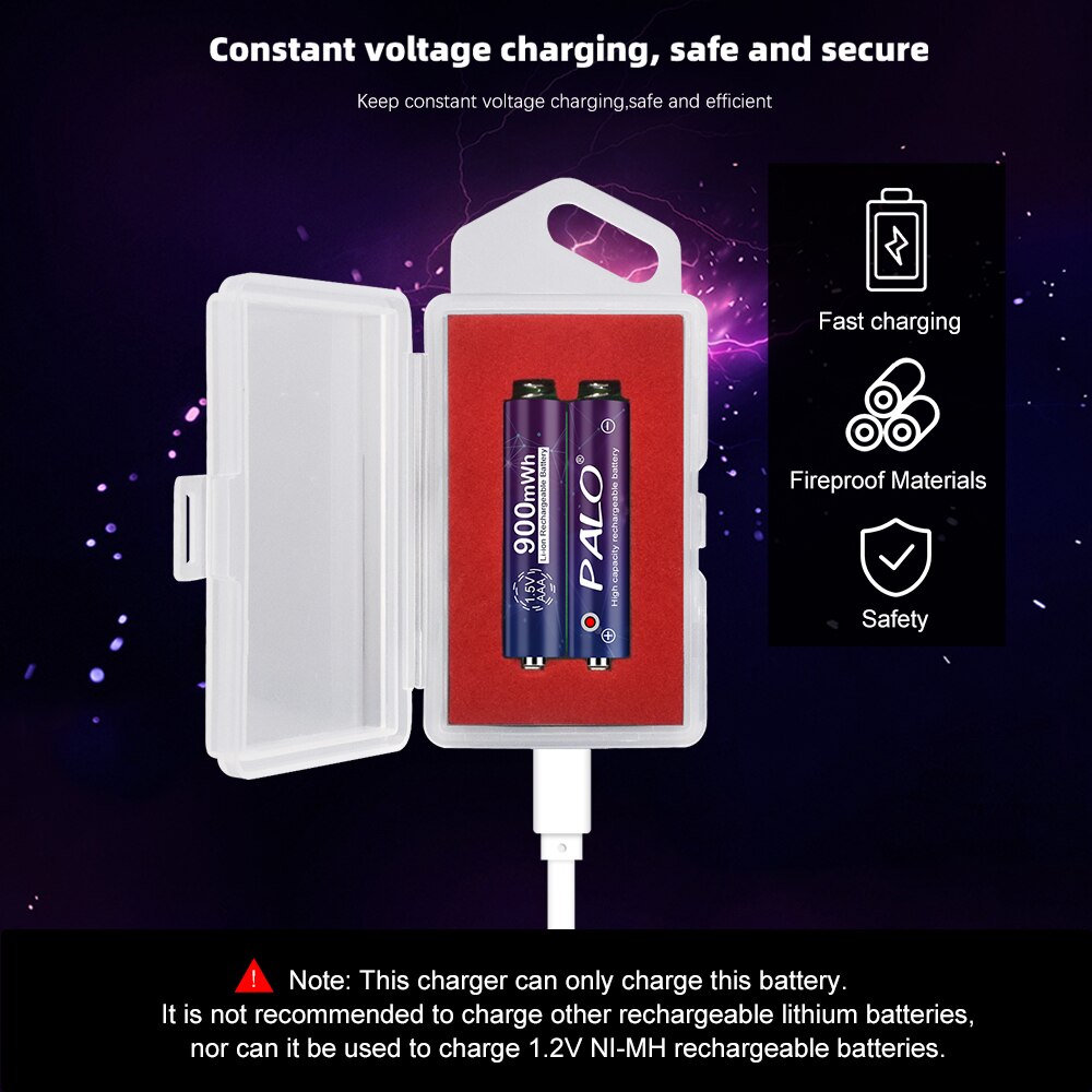 Palo 100% Originele 900mWh 1.5V Aaa Polymeer Aaa L... – Grandado