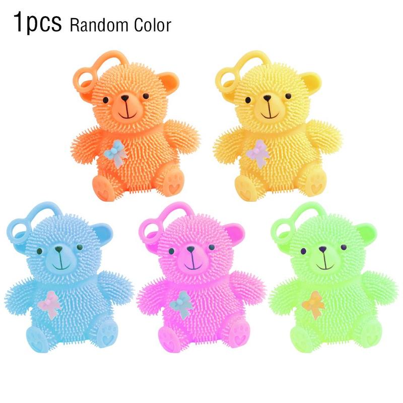 Flash Elastic Bear Squishy Sensory Toy Funny Magic... – Grandado