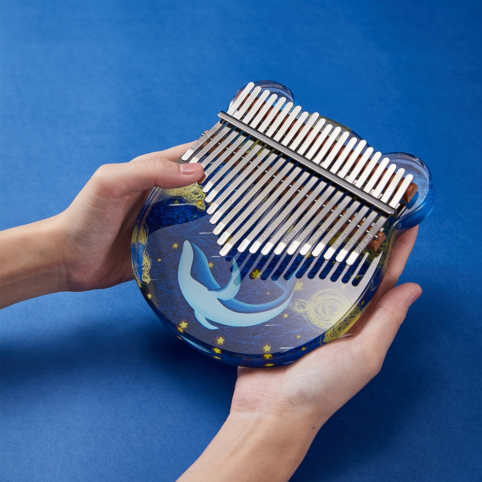 17 21 Keys Kalimba Crystal Mbira Dream Starry Sky ... – Grandado