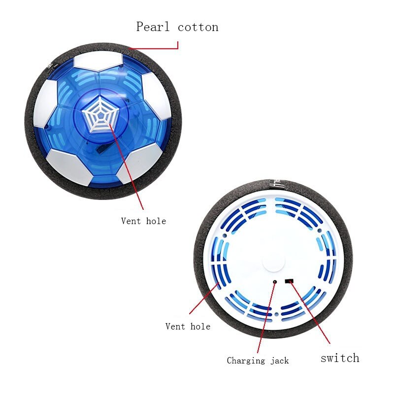 Air Power Hover Soccer Ball Indoor Football Toy Co... – Grandado