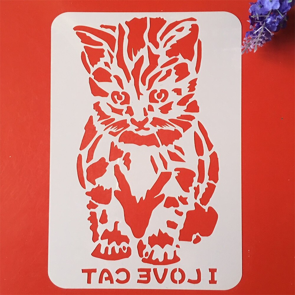 A4 Tiger DIY Layering Stencils Painting Scrapbook ... – Grandado