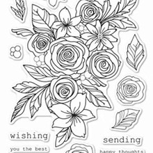 Flowertransparent Clear Siliconen Stempel/Zegel Vo... – Vicedeal