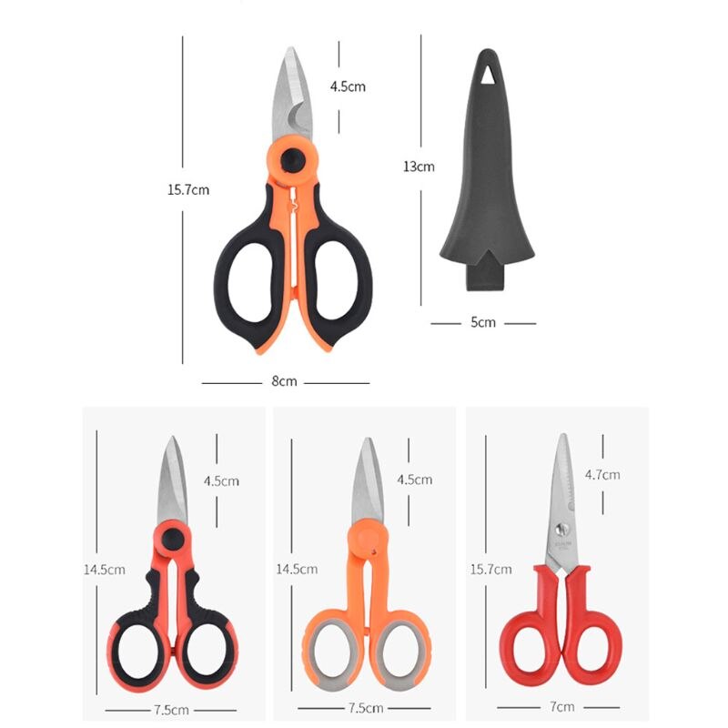 2/1 High Carbon Steel Scissors Household Shears To... – Vicedeal