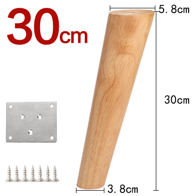 4 Pack Solid Wood Furniture Feet Tapered Sofa Wood... – Grandado