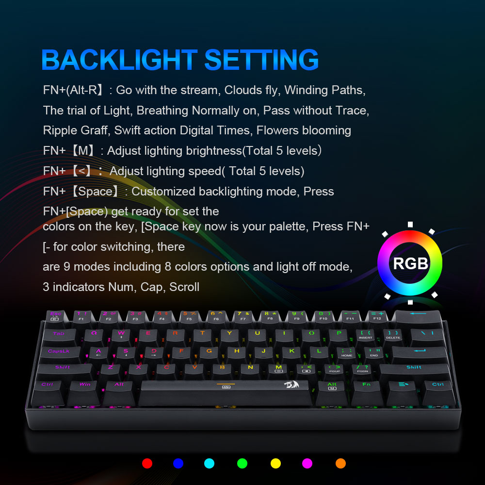 Redragon DragonBorn K630 RGB USB Mechanical Gaming... – Grandado