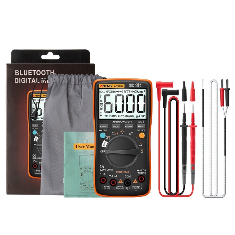 Bluetooth Digital True RMS 6000 Counts Multimeter ... – Vicedeal