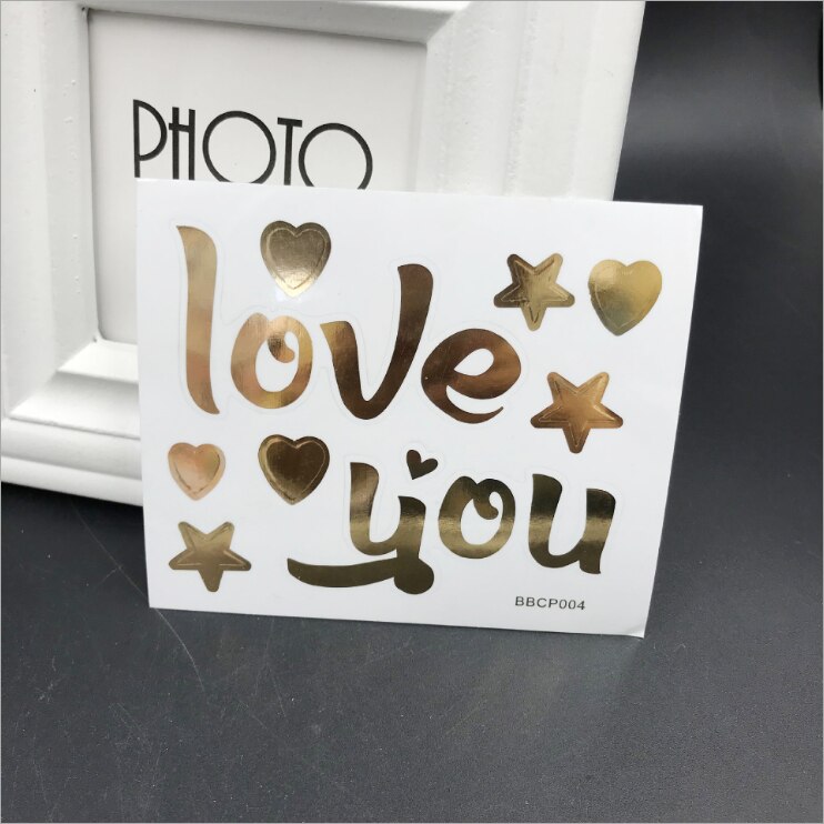 10*12Cm Diy Gelukkige Verjaardag Ballon Sticker Go... – Grandado