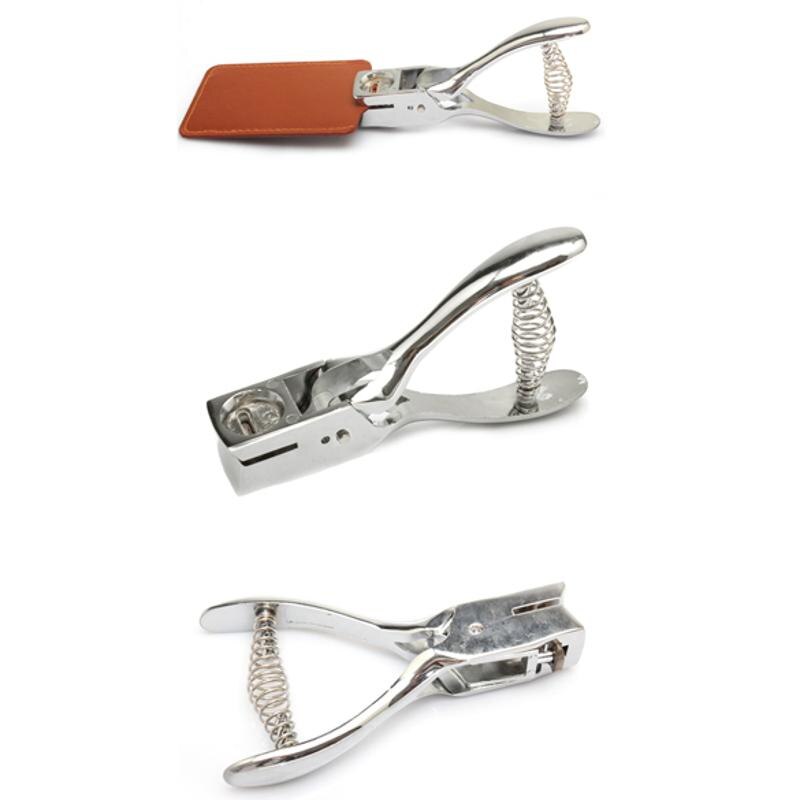 Silver Metal Slot Punch Hand Slot Puncher ID Card ... – Grandado