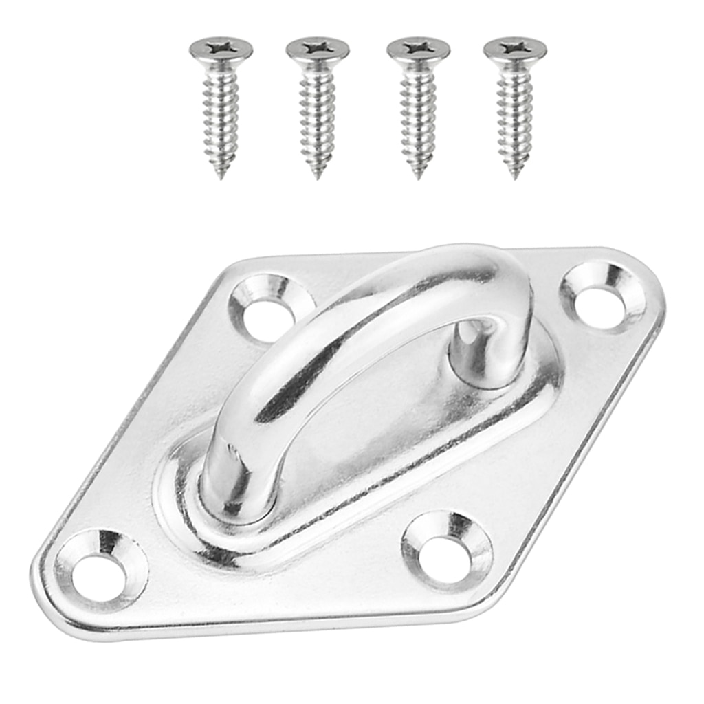 Marine Stainless Steel Boat Diamond Pad Eye Hook P... – Vicedeal