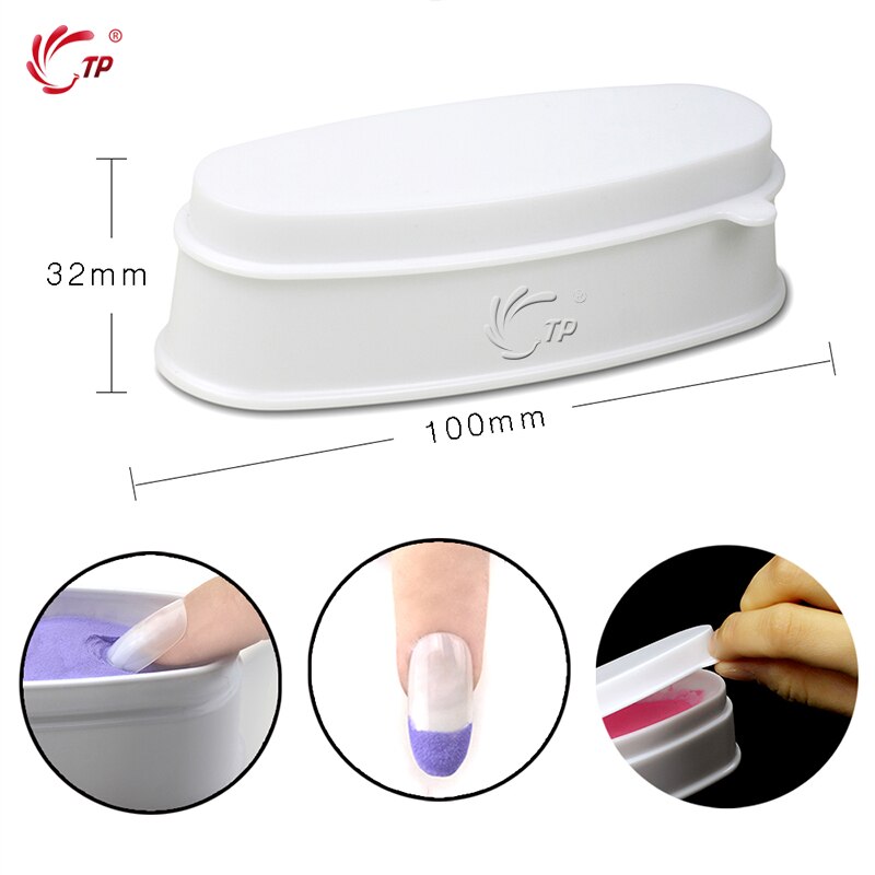 TP Empty French Nail Dipping Powder Tray With Lid ... – Grandado