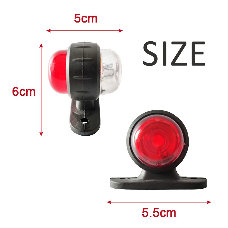 4PCS 12v-24v Universal Truck Trailer Tail Light Si... – Grandado